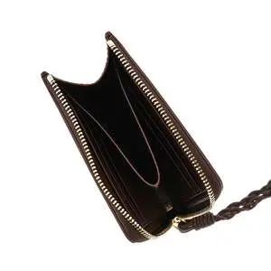 JIL SANDER Tangle' Leather Zippered Cardholder