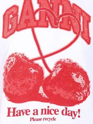 GANNI Printed T-shirt