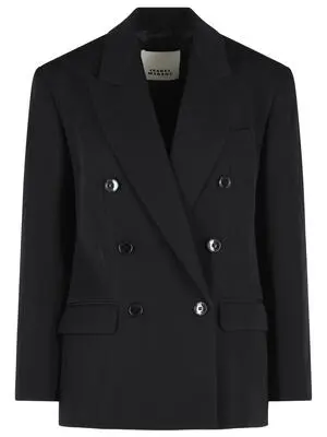 Isabel Marant Étoile Khera' Wool Blazer - Black