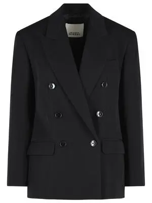Isabel Marant Étoile Khera Wool Blazer - Black