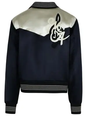 Amiri Music' Polyester Blend Bomber Jacket
