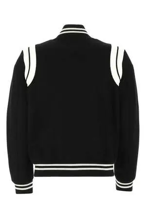 Saint Laurent Wool Blend Bomber Jacket