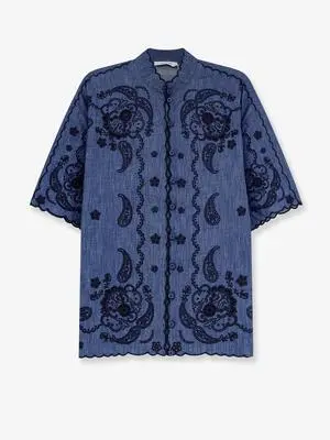 Zimmermann Mandarin Collar Shirts For Women