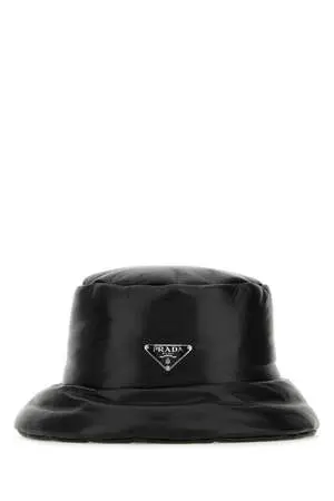 Prada Nappa Leather Padded Hat