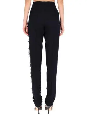 Dries Van Noten Embellished Wool Trousers