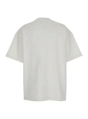 JIL SANDER T-shirt With Tonal Logo Print - Multicolor