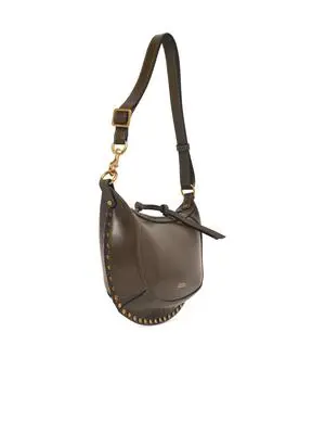 Isabel Marant Étoile Oskan Moon Leather Bag - Brown