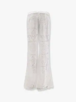 Zimmermann Aster Embroidered Trousers