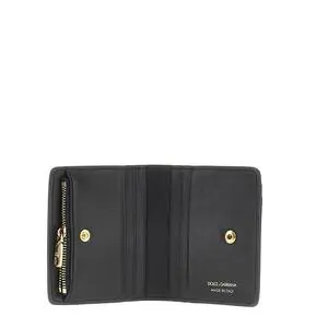 Dolce & Gabbana Leather Bi-fold Cardholder With Logo