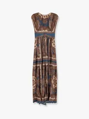 Zimmermann Mahon Silk Long Dress - Multicolor