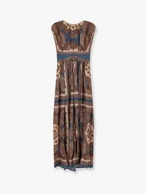 Zimmermann Mahon Silk Long Dress - Multicolor