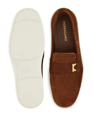 FERRAGAMO Leather Loafers - Multicolor