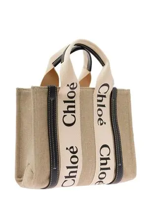 Chloé Woody Tote Bag - Cream