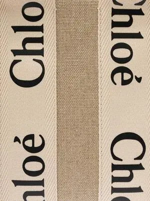 Chloé Woody Tote Bag - Cream