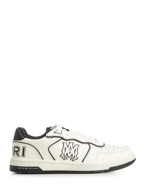 Amiri Newport Sneakers In Leather - White