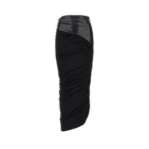 Andamane Stretch Jersey 'ursula' Skirt - Black