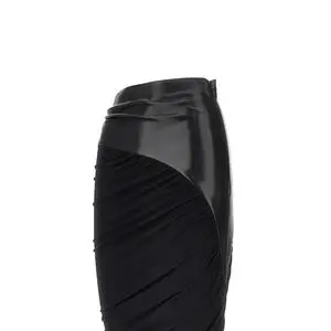Andamane Stretch Jersey 'ursula' Skirt - Black