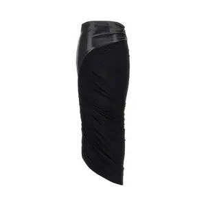 Andamane Stretch Jersey 'ursula' Skirt - Black