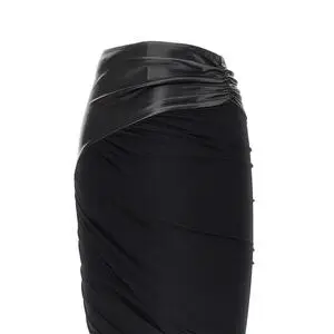 Andamane Stretch Jersey 'ursula' Skirt - Black