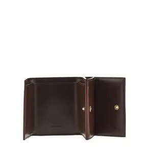 JIL SANDER Leather Mini Wallet - Brown