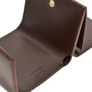 JIL SANDER Leather Mini Wallet - Brown