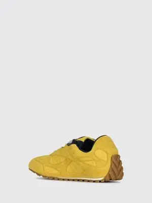 Bottega Veneta Orbit Suede And Nylon Sneakers With Notched Sole - Blue