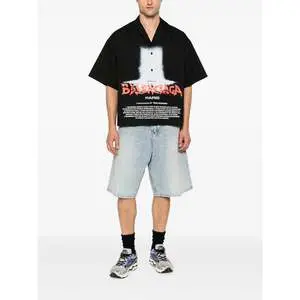 Balenciaga Shorts Denim Shorts