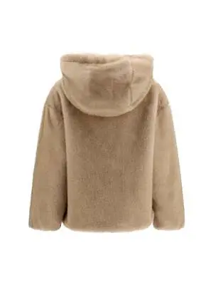 Herno Hooded Jacket In Eco-fur