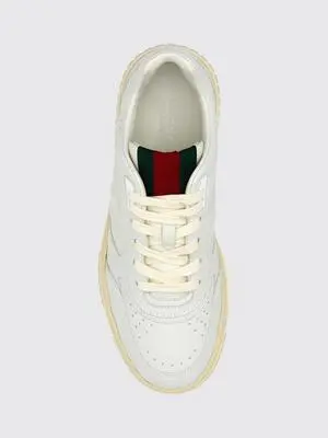 Gucci Leather Sneakers - White