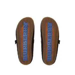 Burberry Urchin Shearling-lined Suede Clogs - Brown