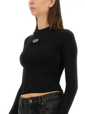 DIESEL® M-valari Ribbed Top - Black