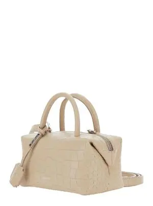 Max Mara Leather Holdall Handbag - Multicolor