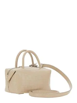 Max Mara Leather Holdall Handbag - Multicolor