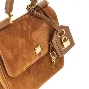 Dolce & Gabbana Suede Leather My Sicily Bag - Brown