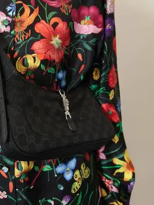 Gucci Jackie Slim Gg Canvas Shoulder Bag