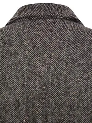 Brunello Cucinelli Wool Overcoat - Black