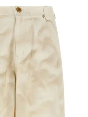 WILLY CHAVARRIA Bad Boy' Denim Jeans - Cream
