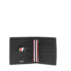 Thom Browne Grained Leather Bi-fold Wallet