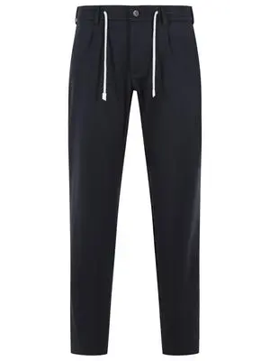 Eleventy ELEVENTY Wool Blend Trousers Blue