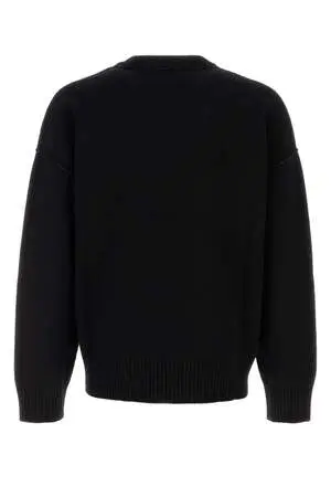 AMI Paris Wool Sweater - Black