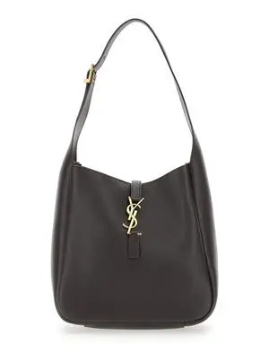 Saint Laurent Shoulder Bag 'le 5 À 7' With Adjustable Strap And Cassandre Plate On The Front In Leather For - Brown
