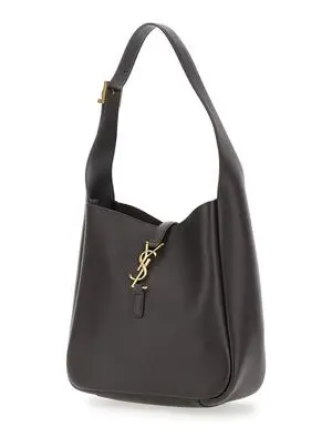 Saint Laurent Shoulder Bag 'le 5 À 7' With Adjustable Strap And Cassandre Plate On The Front In Leather For - Brown