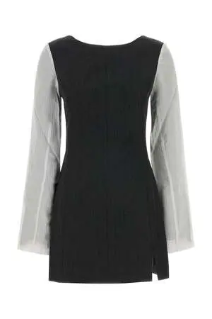 Our Legacy Embroidered Twill Mini Dress - Multicolor
