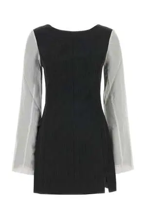 Our Legacy Embroidered Twill Mini Dress - Multicolor