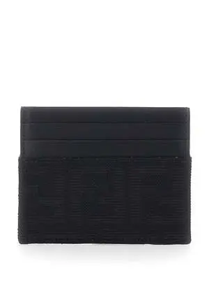 Fendi Ff Canvas + Pelle - Black
