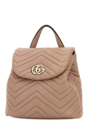 Gucci Leather Mini Gg Marmont Backpack