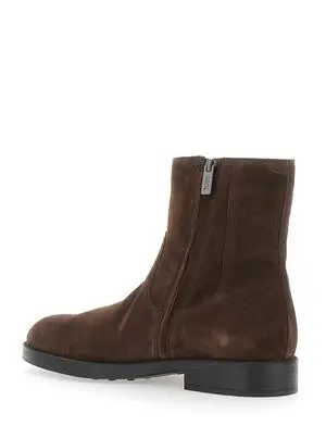 TOD'S Suede Ankle Boot - Multicolor