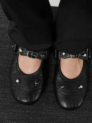 Balenciaga City Flat L005 Leather Ballerinas - Multicolor