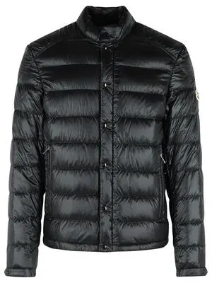 Moncler Selves' Short Polyamide Down Jacket - Black