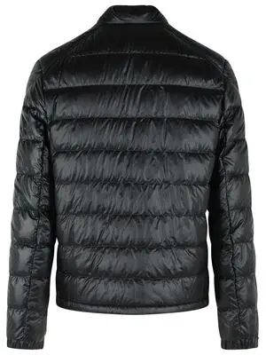 Moncler Selves' Short Polyamide Down Jacket - Black